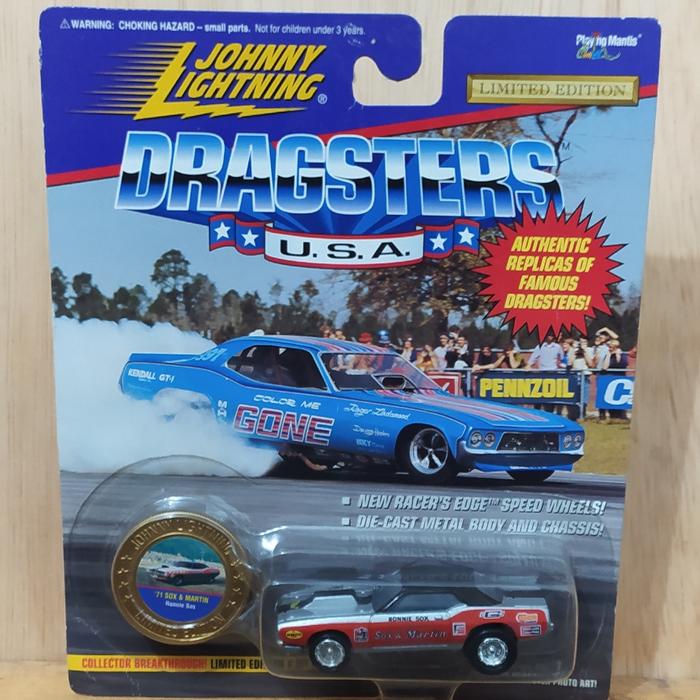 Jual Johnny Lightning 1971 Plymouth Barracuda Dragsters USA First ...