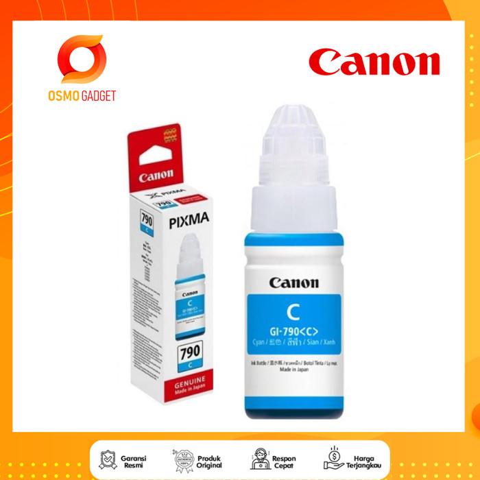 Jual Tinta Printer Refill Canon PIXMA 790 (GI-790) Cartridge Cyan ...