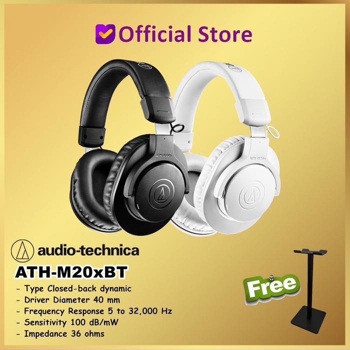 Promo Audio-Technica ATH-M20X M20 X Professional Monitoring Headphones ...