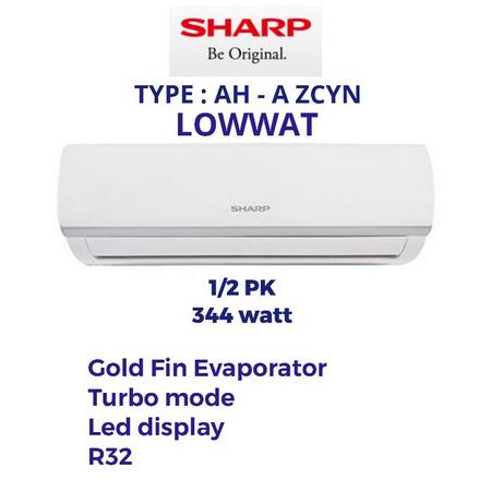 Jual AC Sharp AH-A5ZCY + Pasang AC Split 1/2 PK Standard - Azcy - Kota Pekanbaru - AGUNG ...