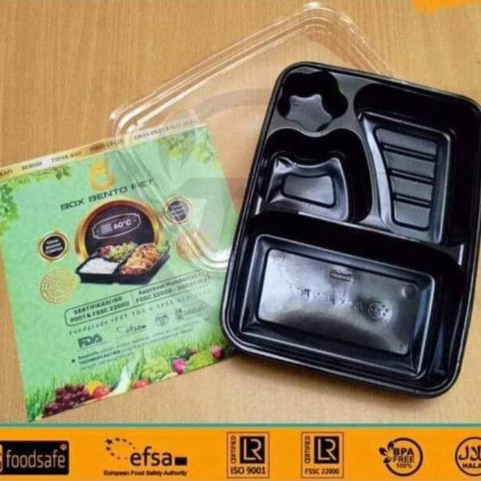 Jual mika bento sekat 4 / bento bintang / box bento - Jakarta Barat ...