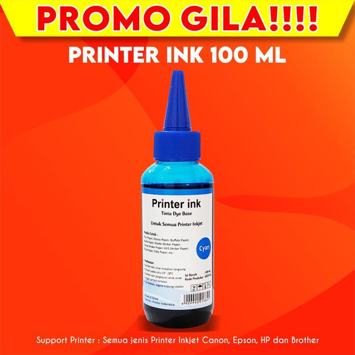 Jual Tinta printer universal semua merk canon hp epson - Biru, Tinta ...