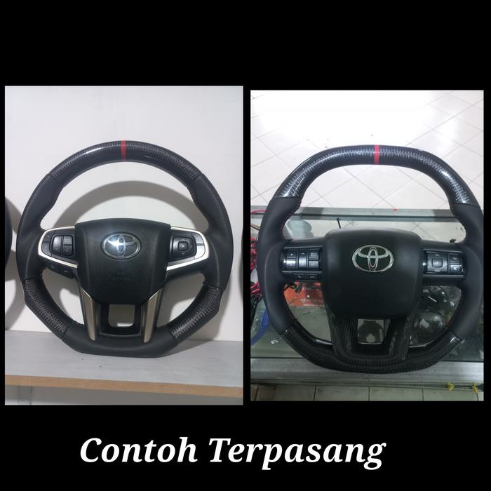 Jual steer stir setir karbon carbon kevlar asli innova reborn fortuner ...