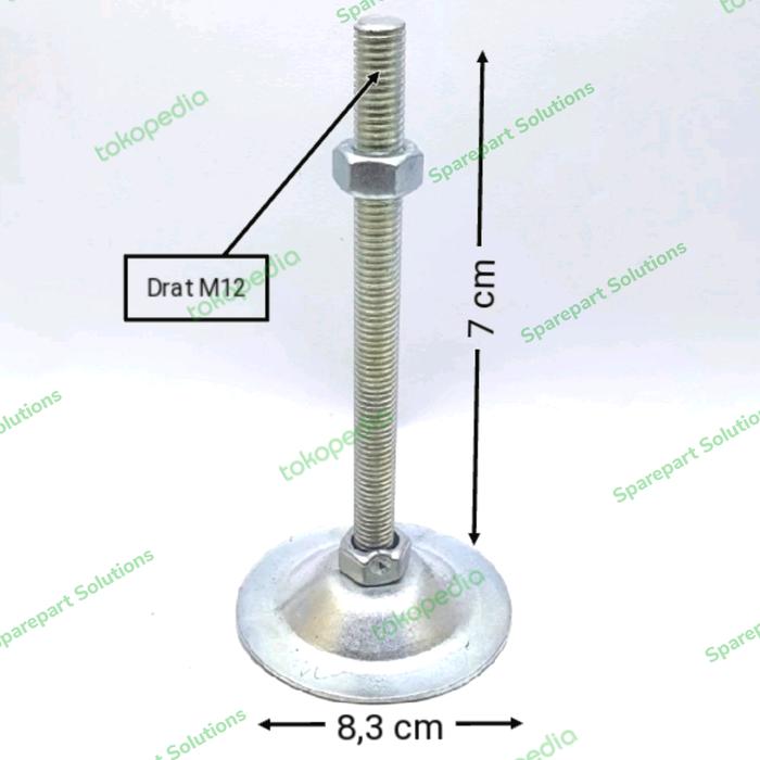 Jual KAKI ADJUSTER CONVEYOR M12 foot tabel conveyor m12 - Jakarta Barat ...