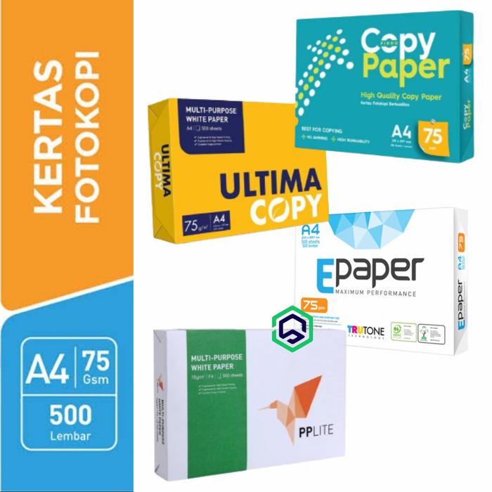 Jual Kertas HVS PPLite A4 75 Gr April - Kota Bandung - Snack Portal ...