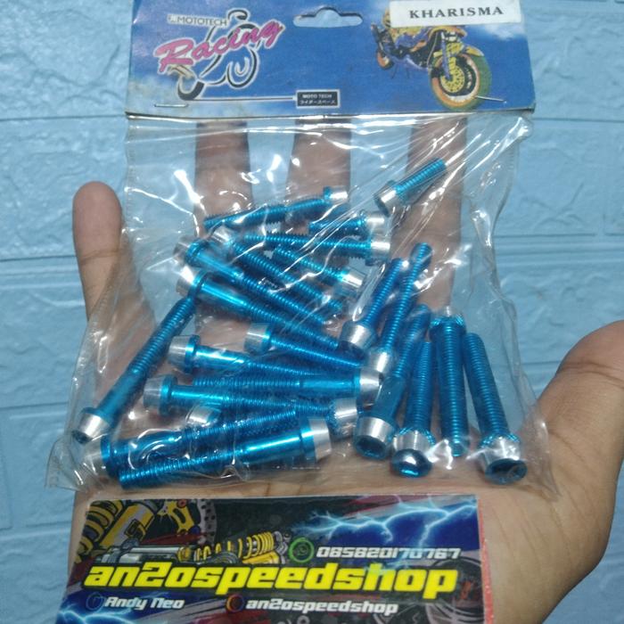 Jual baut blok mesin Karisma 125/Supra125/baut blok mesin wave 125 ...
