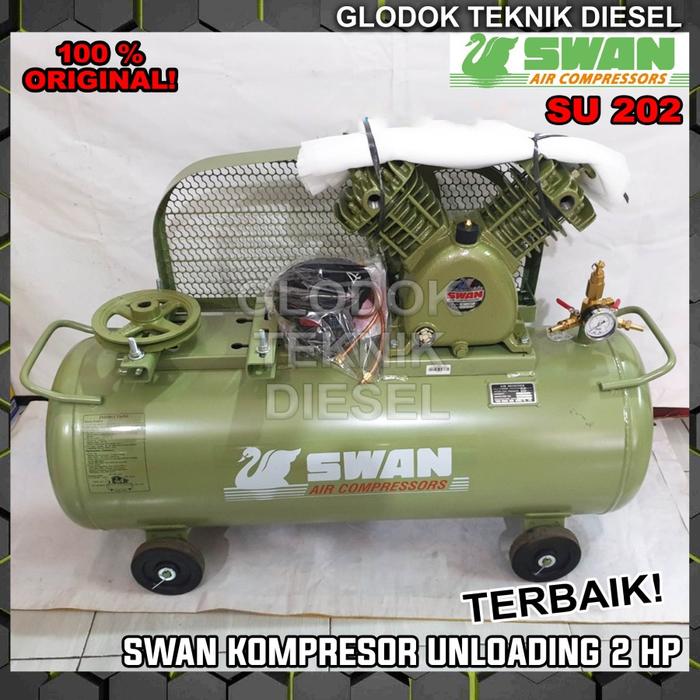 Jual SWAN AIR COMPRESSOR (S SERIES) SVP-202, 2 HP KOMPRESOR ANGIN ...