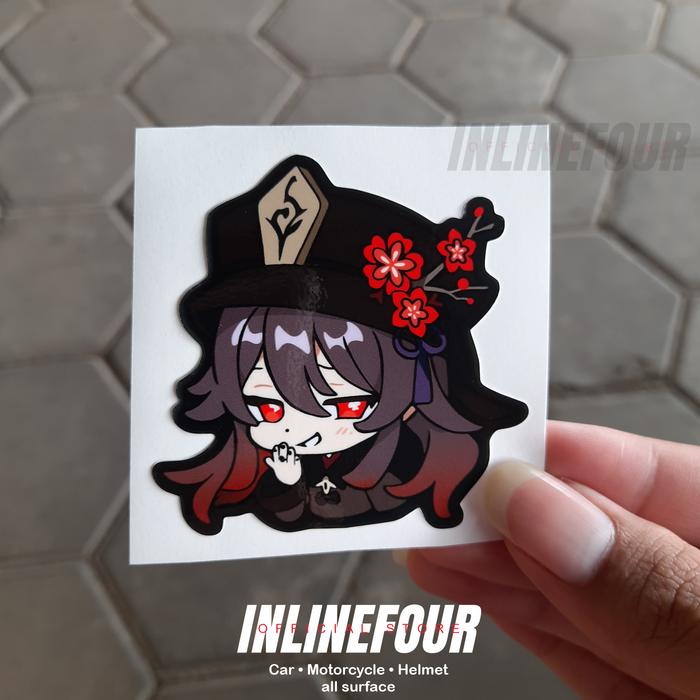 Jual Stiker Genshin - Hu Tao - Sticker Anime Hologram Hutao Wibu Jepang ...