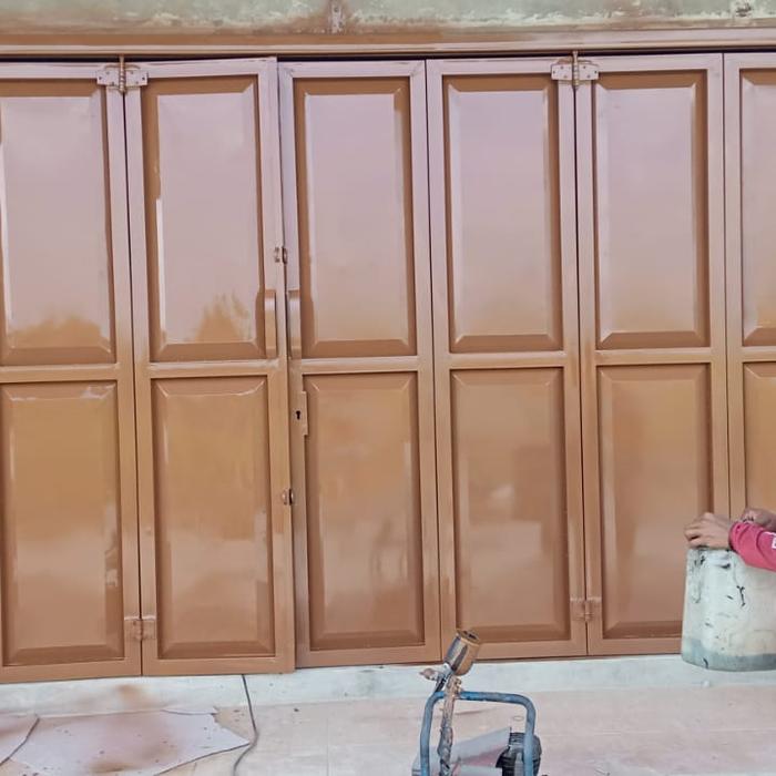 Jual pintu lipat besi minimalis - Kab. Bekasi - workshop cahaya barokah ...