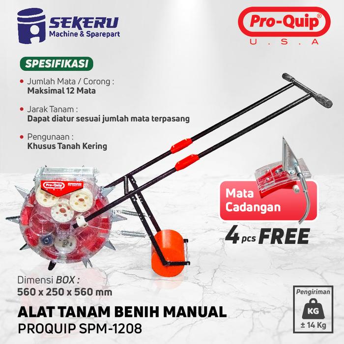 Jual Alat Tanam jagung biji benih manual dorong PROQUIP SPM1208 - Kota ...