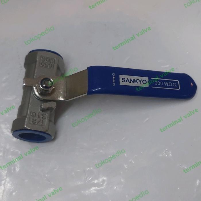 Jual ball valve sankyo 1/2"/ball valve 1/2inch sankyo/ball valve ss316 1/2" - Jakarta Barat ...