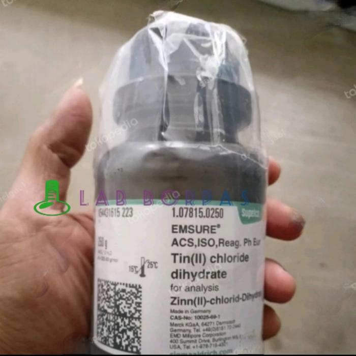 Jual Tin(II) chloride dihydrate 250 gram MERCK 1.07815.0250 - Kota ...