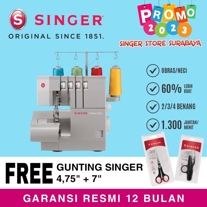 Jual Mesin obras Singer 14hd854 4 benang - Kab. Sidoarjo - Singer store ...