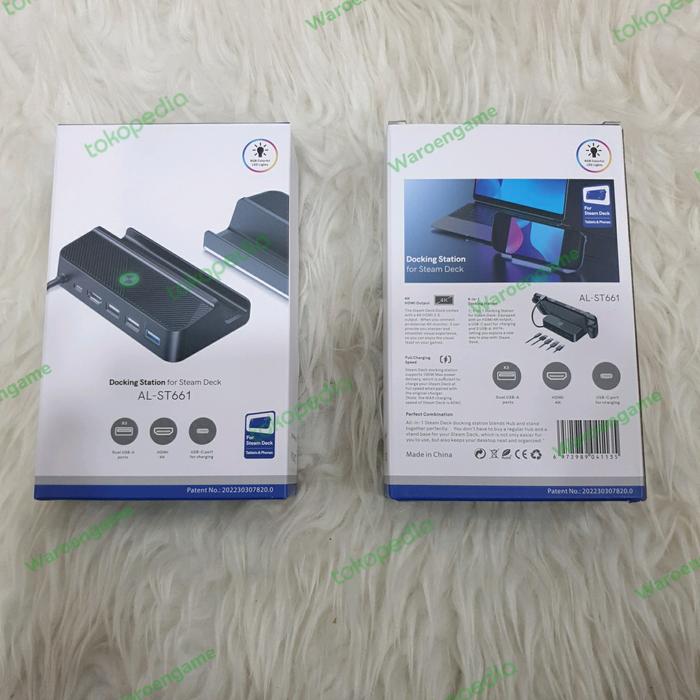 Promo Aolion 4K 5 in 1 Docking Station for Steam Deck Steamdeck RGB LED Cicil 0% 3x - Jakarta ...