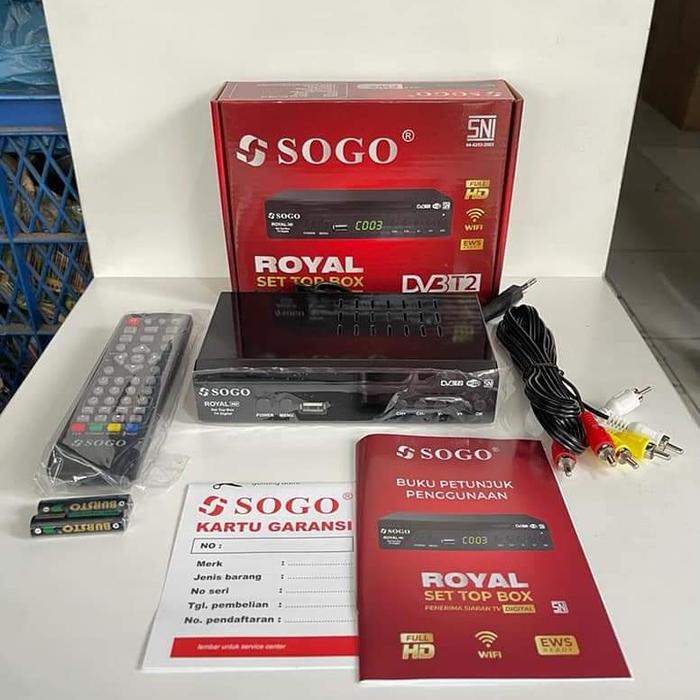 Jual Free HDMI Set Top Box SOGO DVB T2 4K Full HD1080 sertifikat Kominfo - Jakarta Barat ...