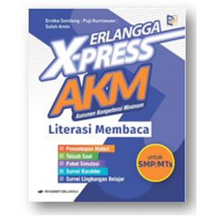 Jual Buku Erlangga X-Press AKM SMP Literasi Membaca dan Numerasi ...