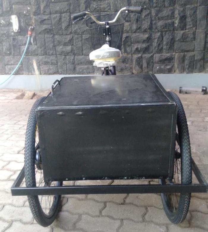 Jual Sepeda Roda Tiga Dewasa Cargo Box - BMX20 Box Tutup - Jakarta ...