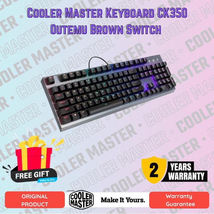 Jual Cooler Master Keyboard CK350 Outemu Brown Switch - Jakarta Pusat ...