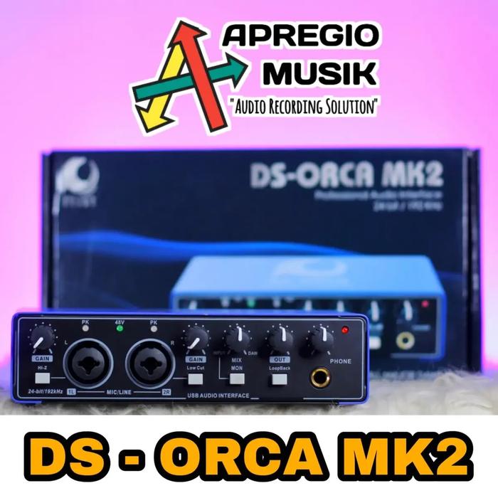 Jual DS ORCA DS-ORCA MK II Soundcard USB audio interface recording 2 ... Jual DS ORCA DS-ORCA MK II Soundcard USB audio interface recording 2 ...