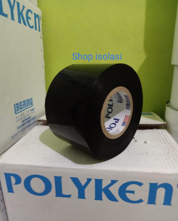 Jual wrapping tape pipa polyken 4 inch x 100 feet-isolasi poliken pipa ...