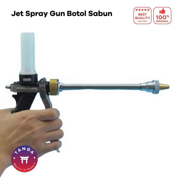 Jual SEMPROTAN AIR WATER JET GUN STICK SPRAYER + TABUNG SABUN QUICK ...