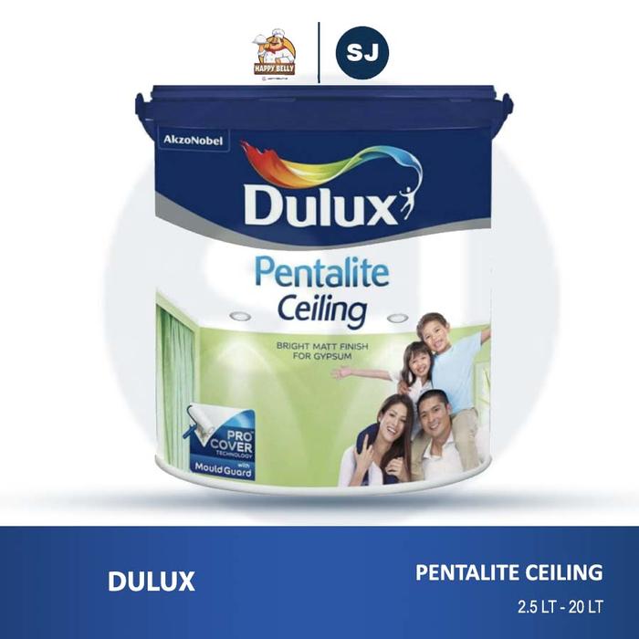 Jual Cat Dulux Pentalite Ceiling khusus Plafon/Gypsum 5kg - Kota Medan ...
