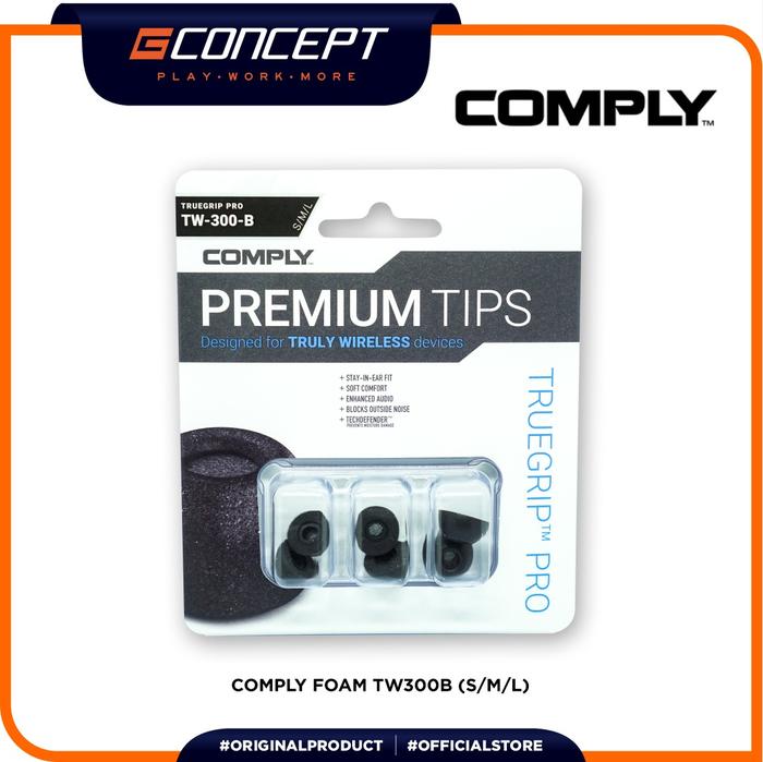Promo COMPLY TrueGrip™ Pro TW-300-B for JBL® TWS Foam Tips - Jakarta ...