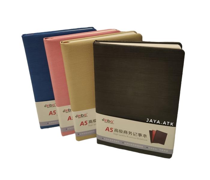 Jual BUKU NOTEBOOK A5 GARIS 120 LBR COVER KULIT POLOS WARNA JURNAL ...