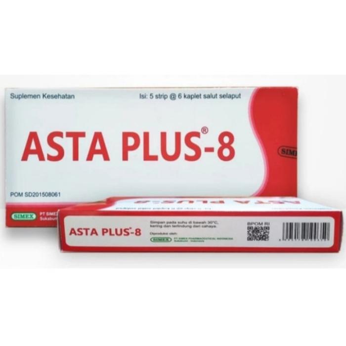 Jual ASTA PLUS 8 Box 30 Kaplet - Jakarta Barat - Medika Sehat 168 ...