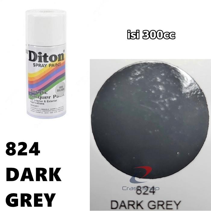 Jual Cat Pilox Diton Dark Grey 824 300cc Warna Abu Gelap Pylox Sepeda ...