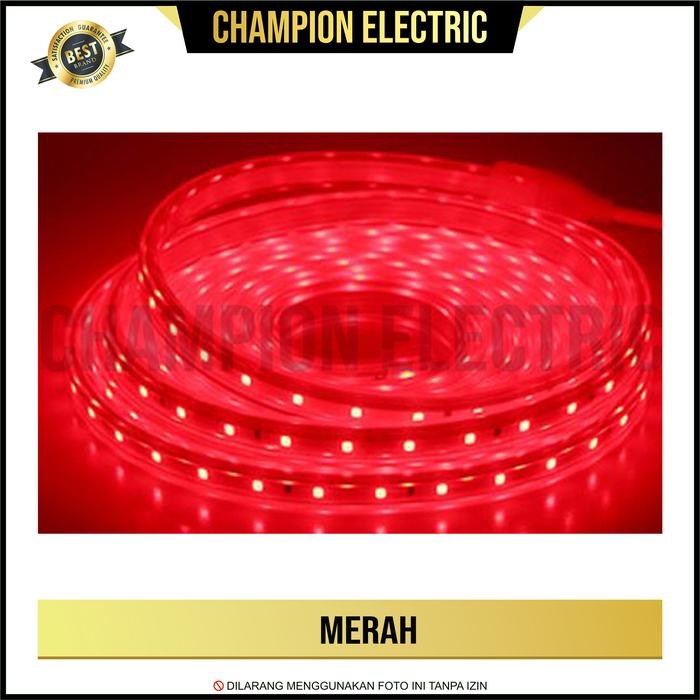 Jual Paket Lampu LED Strip 1-10 Meter 220V Premium Tipe 2 Potong Per 20 ...