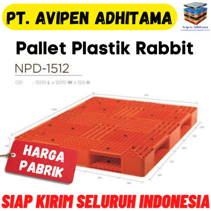 Jual Pallet Plastik Heavy Duty Rabbit Type NPD 1512 - Kab. Tangerang ...