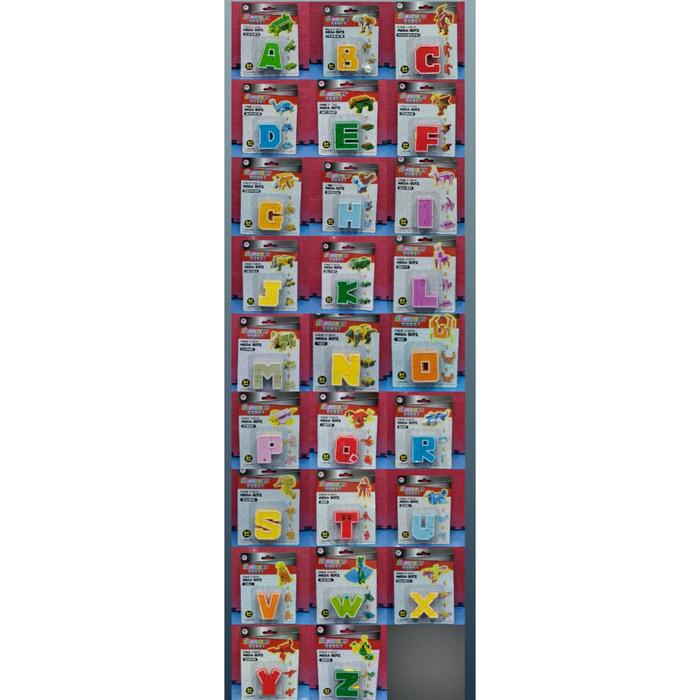 Jual Mainan Edukasi Alphabet Huruf Robot Mega Bots (j-r) Di Seller ...