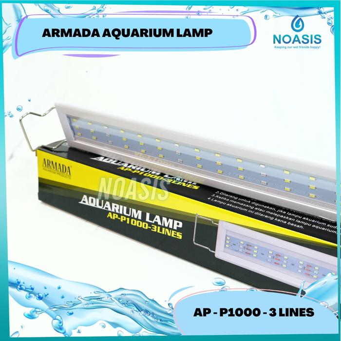 Jual ARMADA Lampu Led 3 baris Putih Biru ARMADA AP P 1000 3 LINES Aquarium - Kota Bekasi ...