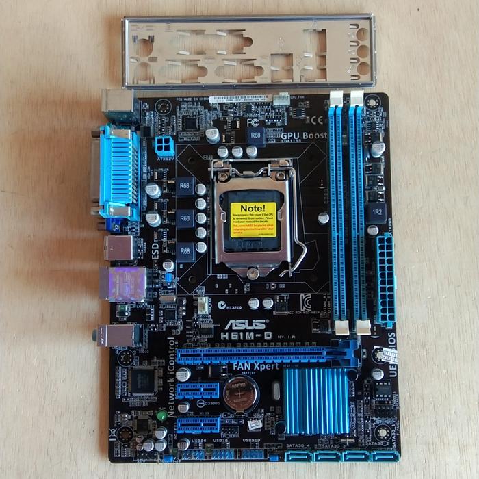 Jual MOBO/MOTHERBOAD ASUS H61 LGA 1155 SUPPORT GEN 2 GEN 3 - Kota ...