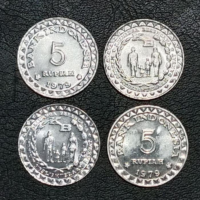 Jual Koin Mahar Nikah 5 Rupiah Keluarga Berencana Alumunium (Lustre ...