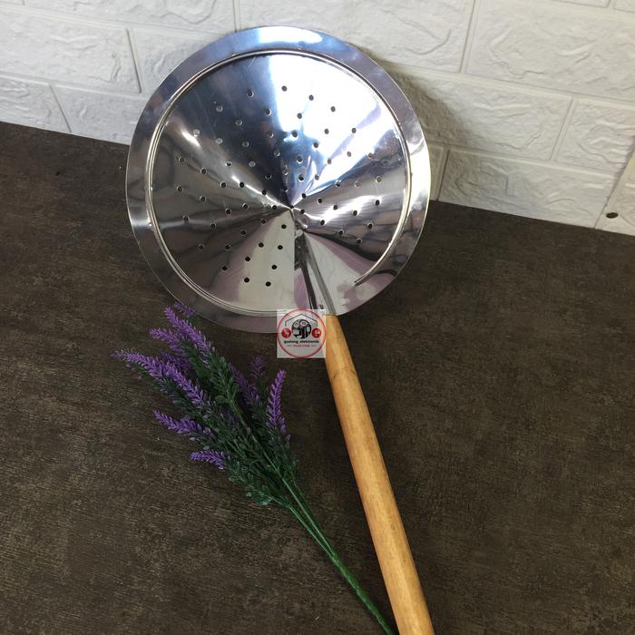 Jual Serok Spatula Stainless Besar Gagang Kayu SRK-SK27 - Kota Bandung ...