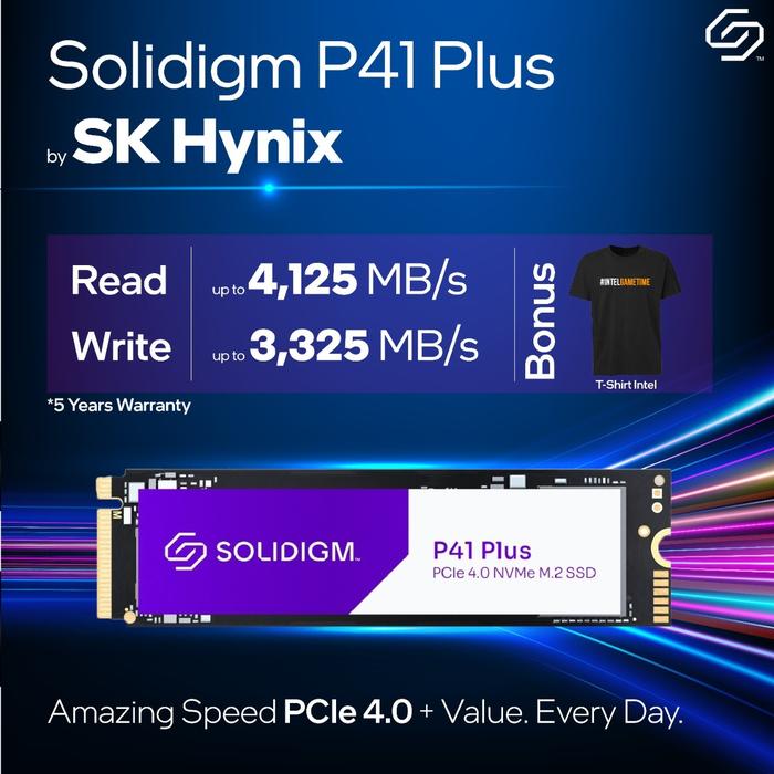 Promo Solidigm P41 Plus 512GB M.2 NVMe PCIe Gen 4.0 x4 - SSD by SK ...