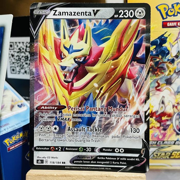 Jual Zamazenta V - Kartu pokemon go indonesia tcg card - Kota Tangerang - Tokutoys | Tokopedia