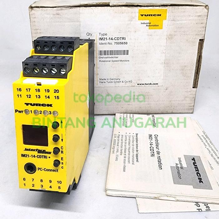 Jual IM21-14-CDTRI - TURCK, ROTATIONAL SPEED MONITOR, 20-250 VAC / 20 ...