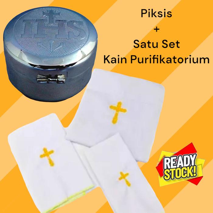 Jual Piksis/Satu Set Kain Purifikatorium/Benda Rohani Katolik - Kab ...