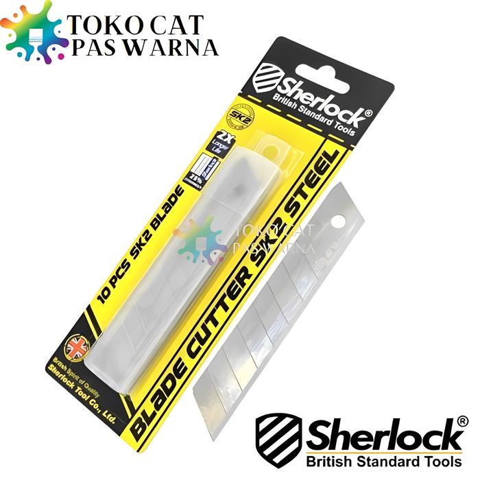 Jual Isi Pisau Kater / Isi Cutter SHERLOCK K2 Blade ( Isi 10 Pcs ) - Kab. Bekasi - Toko Cat Pas ...