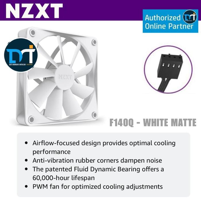 Jual NZXT F120Q I F140Q - Quiet Airflow PWM Fan I Single Pack - F140Q ...