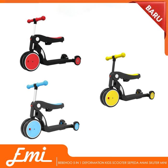 Jual BEBEHOO 5 in 1 Balance Bike Scooter Sepeda Roda Tiga Anak - Sepeda ...