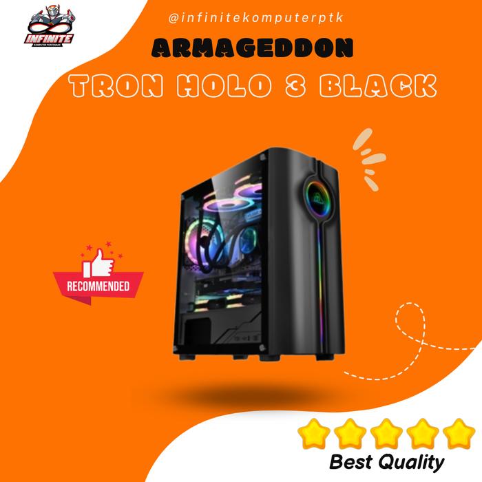Jual CASING PC ARMAGEDDON TRON HOLO 3 BLACK - Kota Pontianak - INFINITE ...