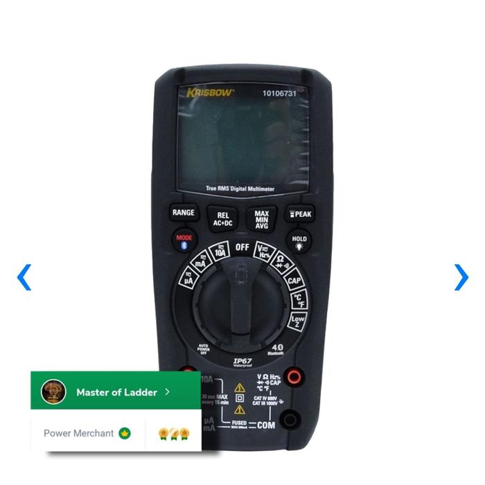 Jual DIGITAL MULTIMETER Voltage Temperature PRO HEAVY DUTY Krisbow ...