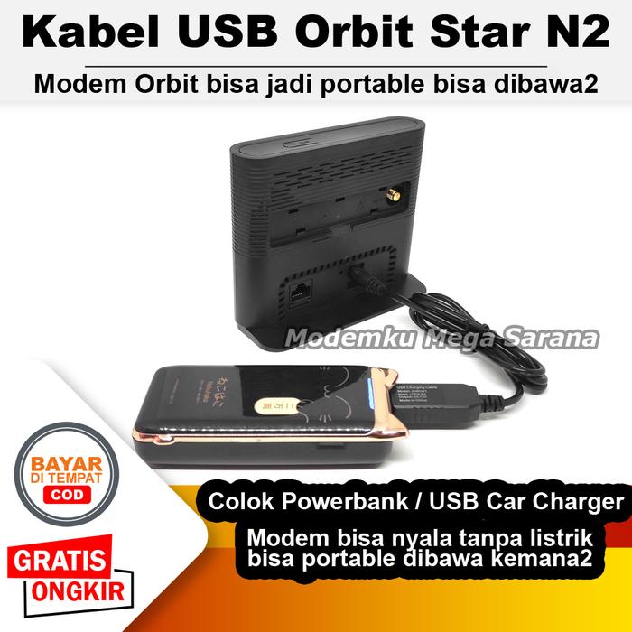 Jual Kabel USB Powerbank Car Charger Modem Wifi Telkomsel Orbit Star N2 ... Jual Kabel USB Powerbank Car Charger Modem Wifi Telkomsel Orbit Star N2 ...