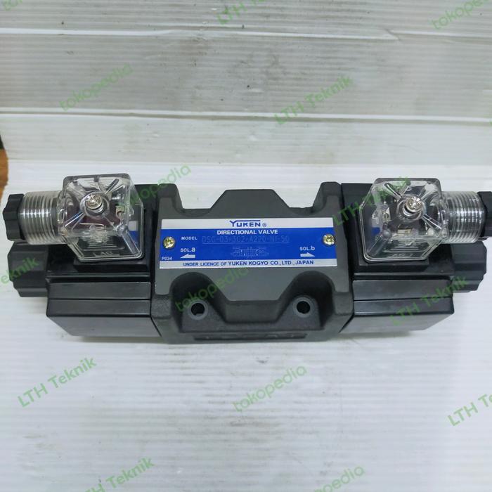 Jual SOLENOID VALVE HYDRAULIC type DSG-03-3C2-220-N1-50 YUKEN - DC 24V - Jakarta Barat - LTH ...