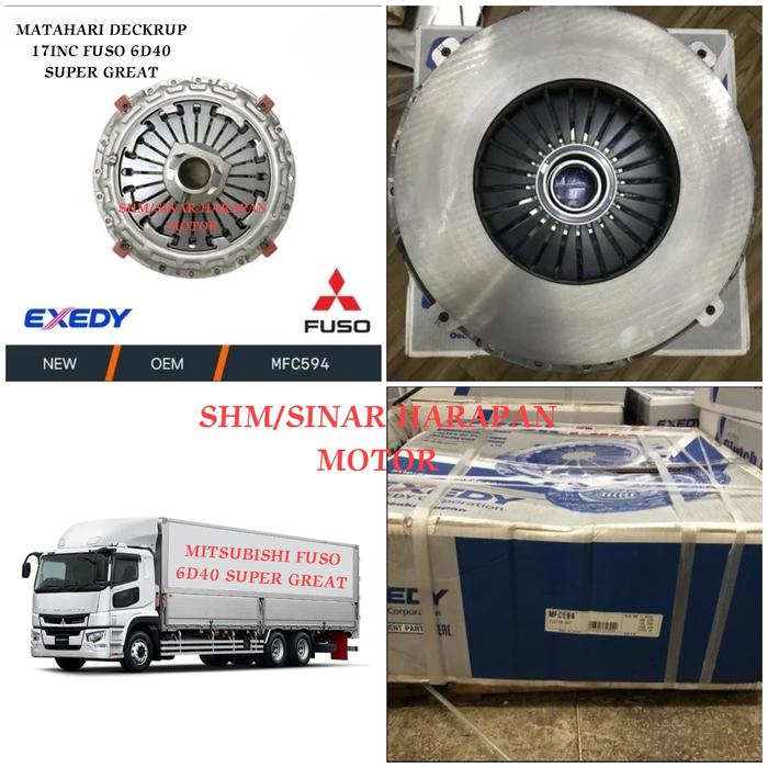 Jual MATAHARI RUMAH KAMPAS 17IN MITSUBISHI FUSO SUPER GREAT 6D40 8 ...