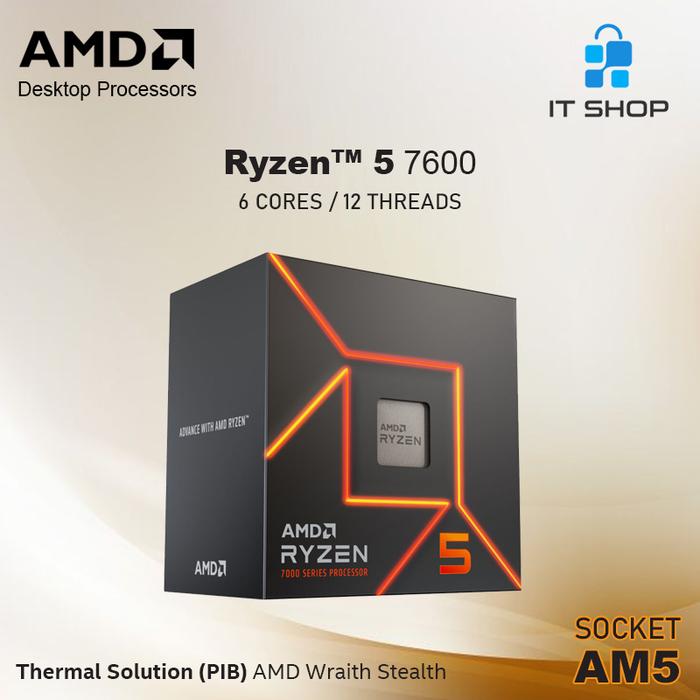 Promo Processor AMD AM5 Ryzen 5 7600 Cicil 0% 3x - Kota Malang - IT ...